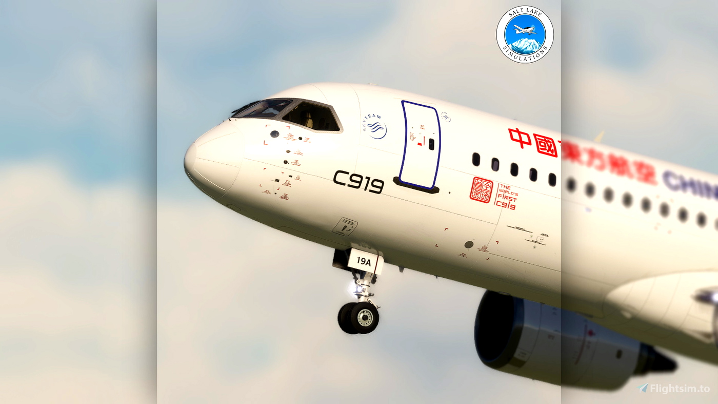 FYCYC C919 | China Eastern World's First C919 [中国东方航空 | 全球首架C919] w/Cabin | 8K 对于 Microsoft ...