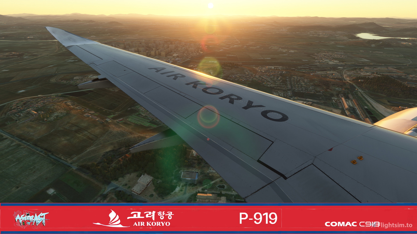 FYCYC C919 Air Koryo P-919 8K |Fictional for Microsoft Flight Simulator | MSFS