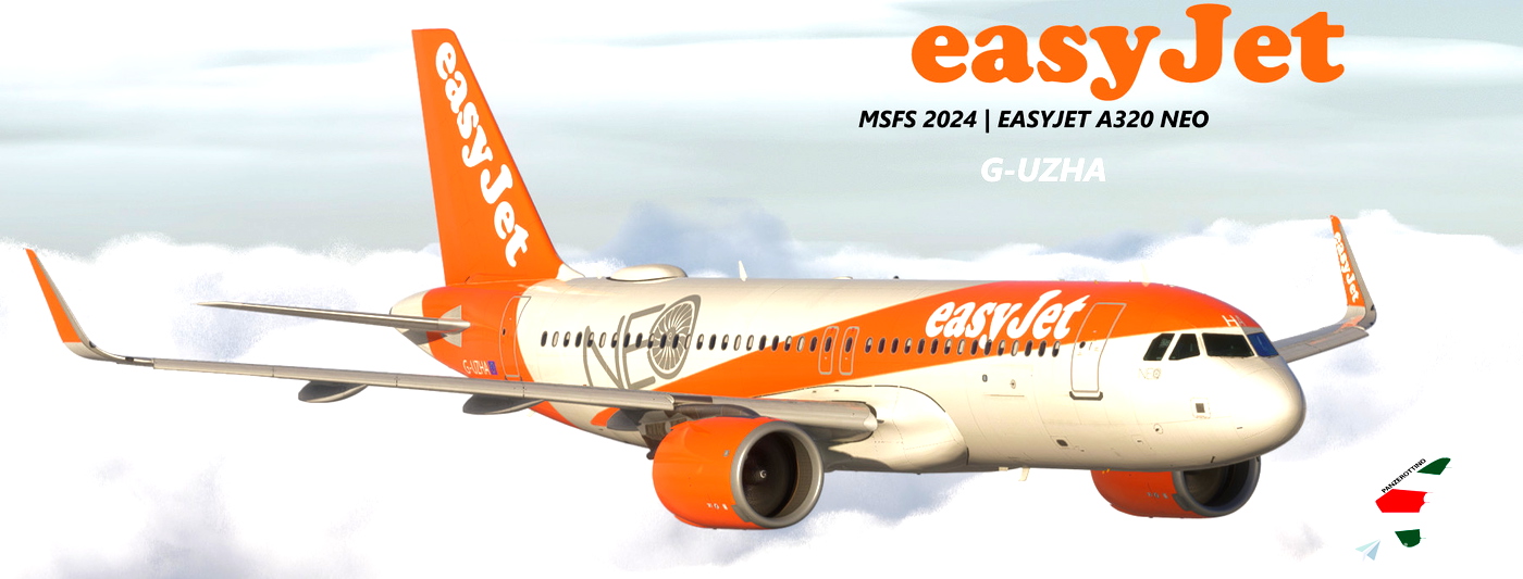 Threads - G-UZHA | EasyJet "Neo sticker" | A320 NEO | 8K w/custom cabin ...
