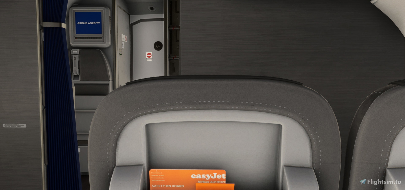 G-UZHA | EasyJet "Neo sticker" | A320 NEO | 8K w/custom cabin for ...