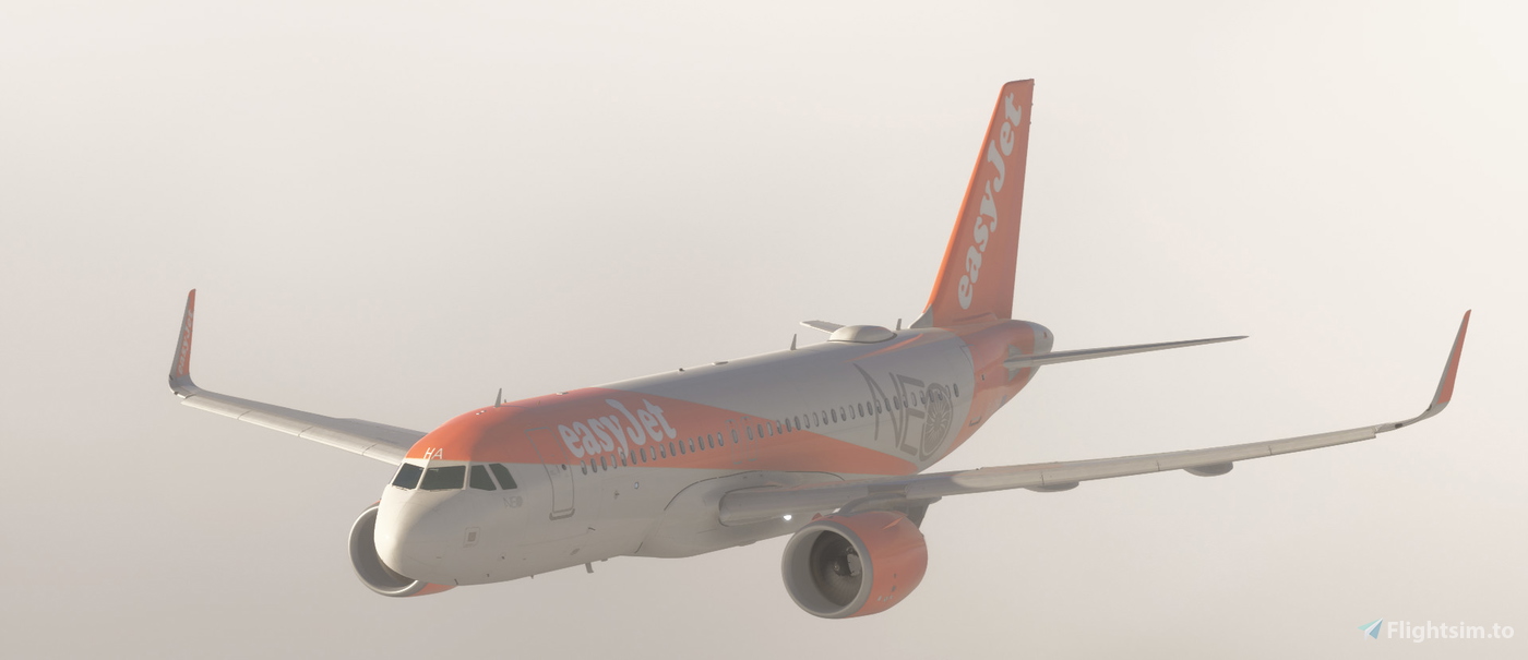 G-UZHA | EasyJet "Neo sticker" | A320 NEO | 8K w/custom cabin for ...
