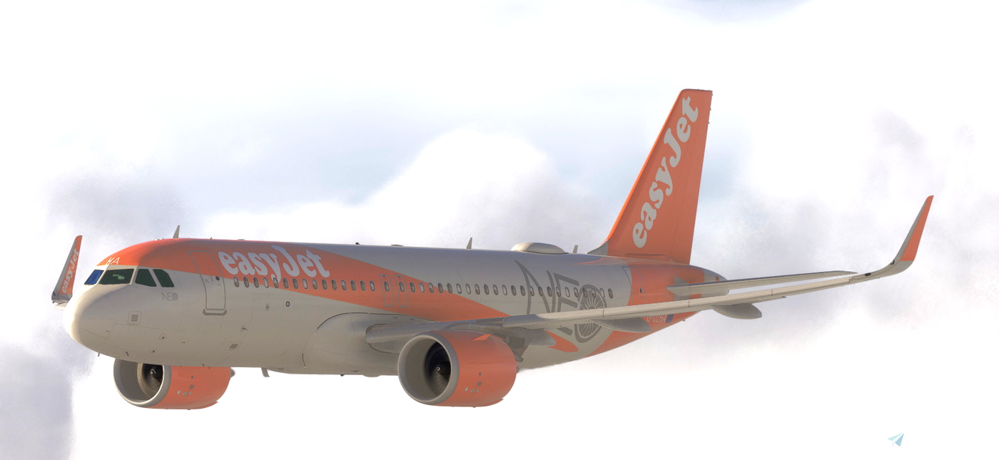 Threads - G-UZHA | EasyJet "Neo sticker" | A320 NEO | 8K w/custom cabin ...