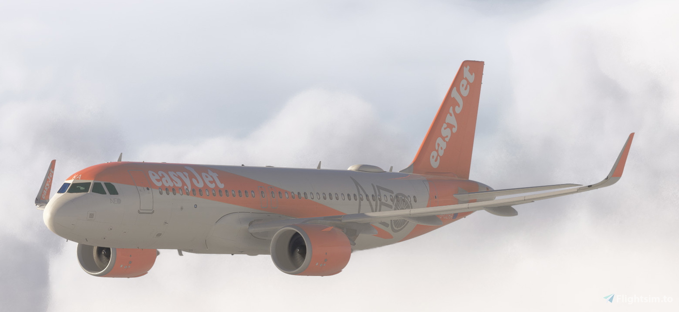 G-UZHA | EasyJet "Neo sticker" | A320 NEO | 8K w/custom cabin for ...
