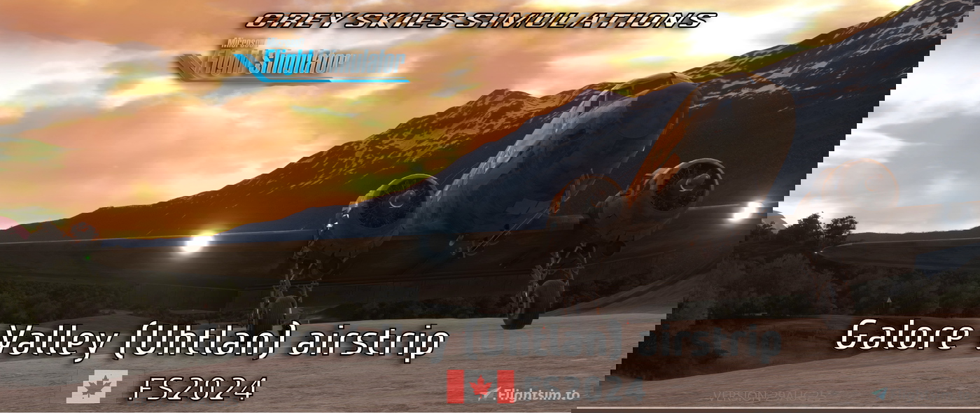 Galore Valley (Uhtlan) Airstrip, Galore Creek, British Columbia BC ...