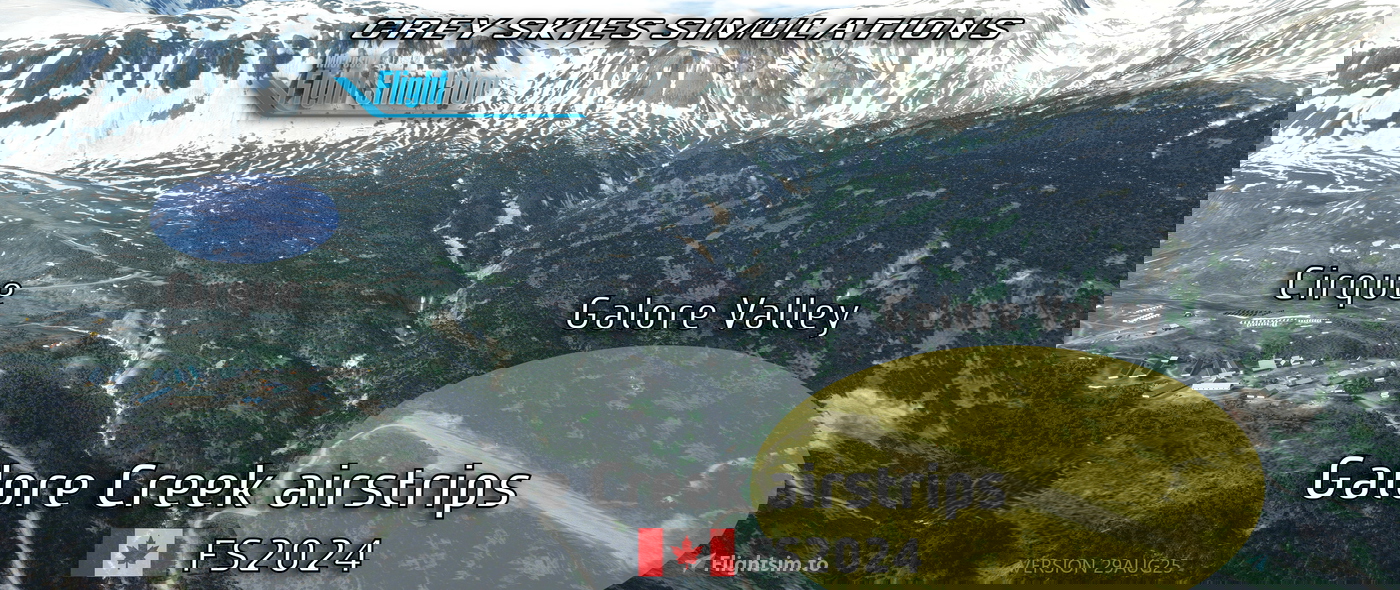 Galore Valley (Uhtlan) Airstrip, Galore Creek, British Columbia BC ...