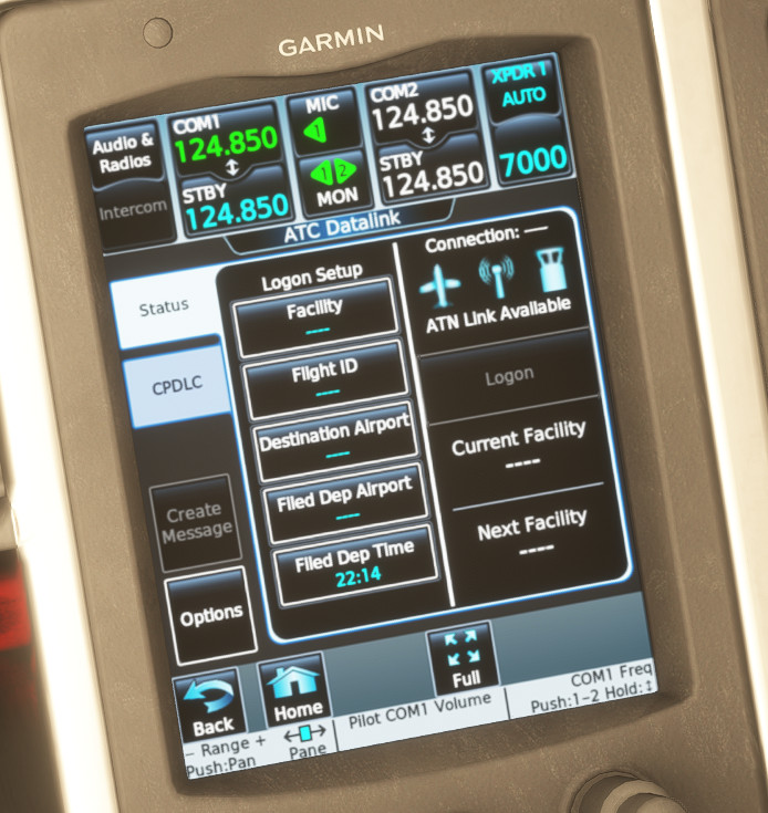 Garmin 3000/5000 CPDLC and Simbrief for Microsoft Flight Simulator | MSFS
