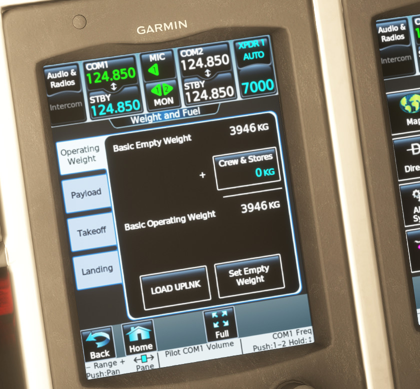 Garmin 3000/5000 CPDLC and Simbrief para Microsoft Flight Simulator | MSFS