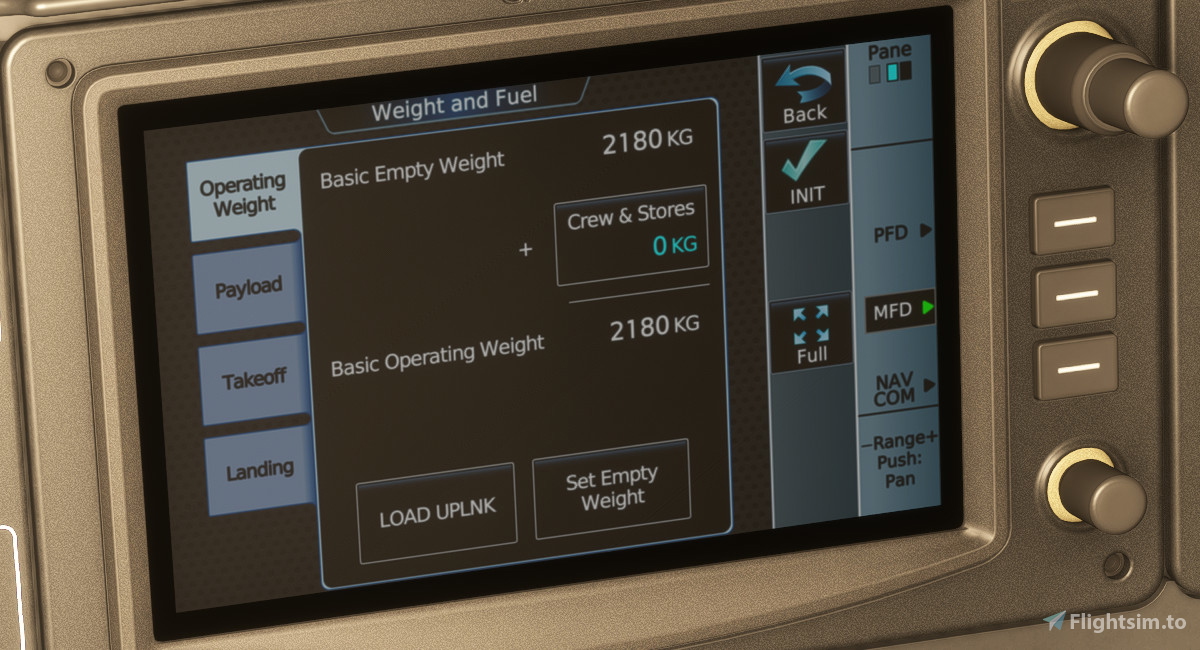 Garmin 3000/5000 CPDLC and Simbrief für Microsoft Flight Simulator | MSFS