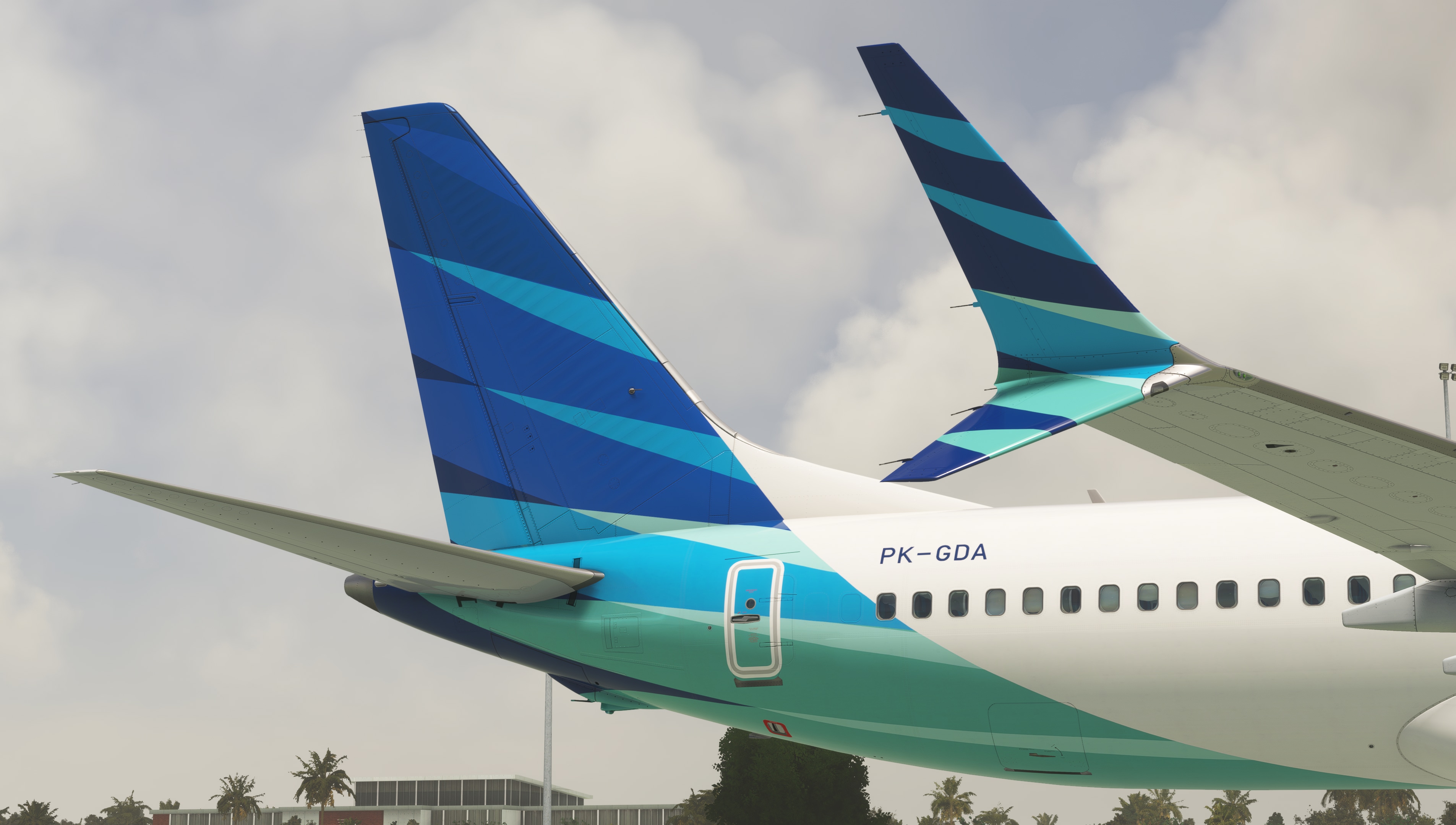 Garuda Indonesia PK-GDA for iFly 737 MAX 8 w/ Cabin - MSFS Add-on ...