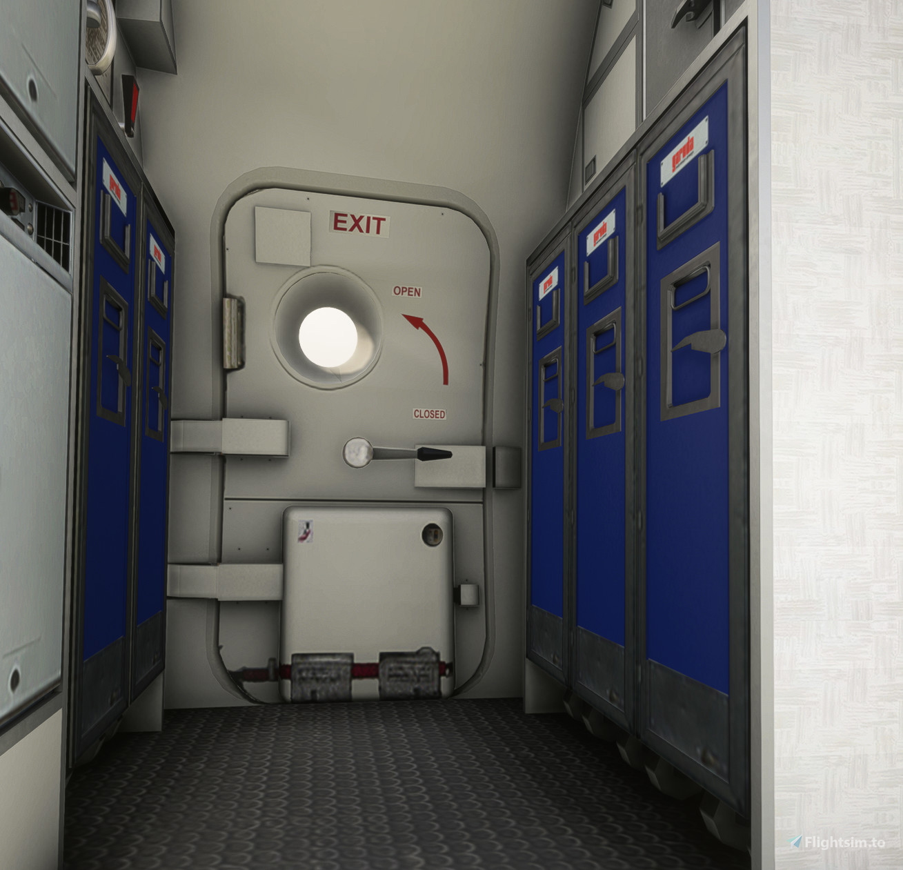 Garuda Indonesian Airways - PK-GNW -SkySimulations DC9-30 w/cabin for ...