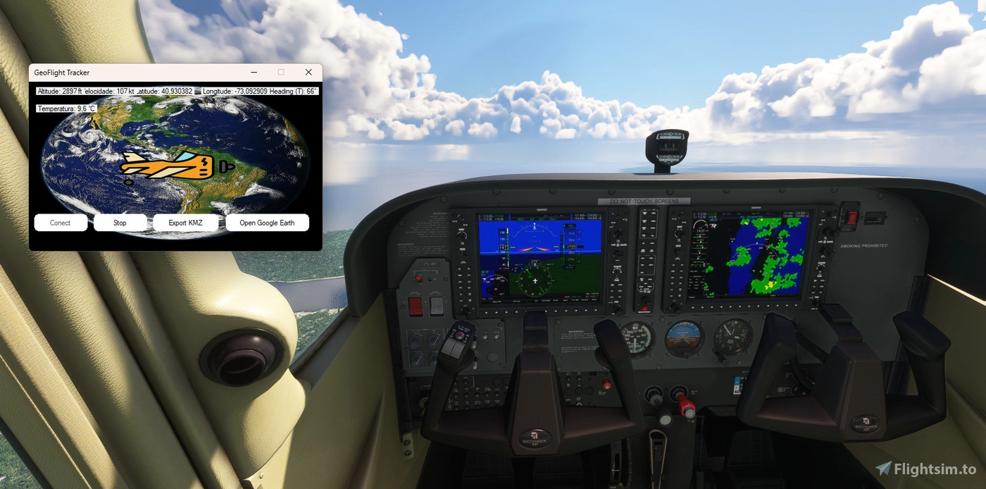 Geo FLIGTH Tracker for Microsoft Flight Simulator | MSFS