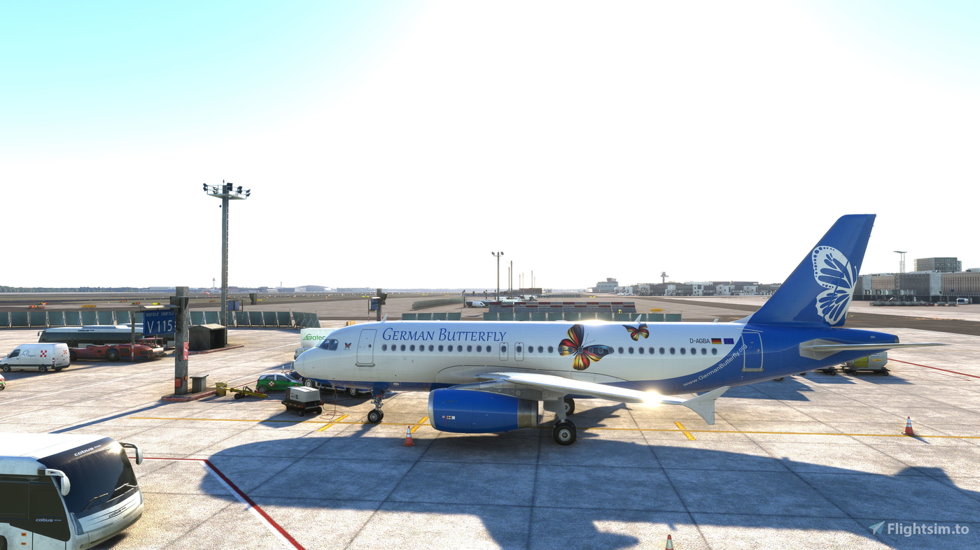 German Butterfly VA A319 IAE for Microsoft Flight Simulator | MSFS