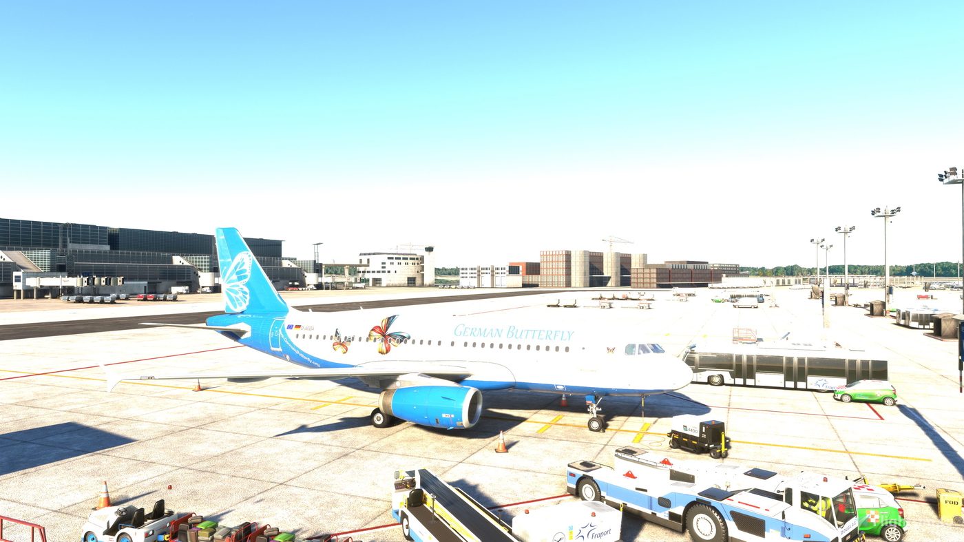 German Butterfly VA A319 IAE for Microsoft Flight Simulator | MSFS