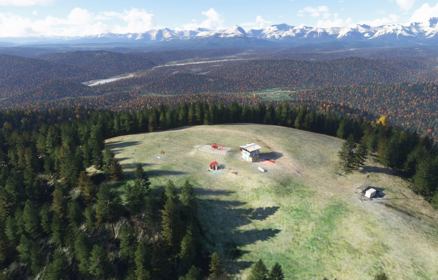 Ghost Lake firebase and Area. Alberta, Canada for Microsoft Flight ...