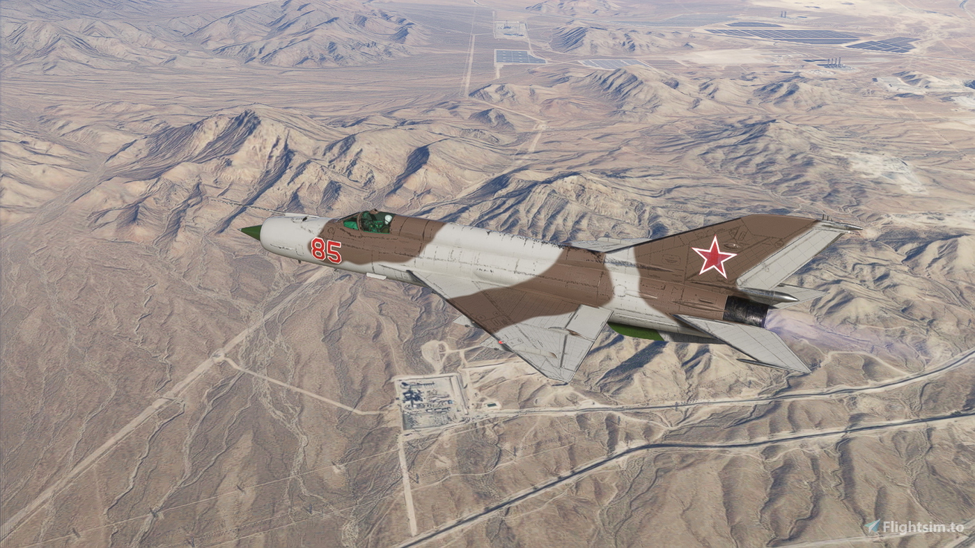 GKS MiG-21Bis "RED 85" (YF-110B), 4477th Test & Evaluation Squadron 对于 ...