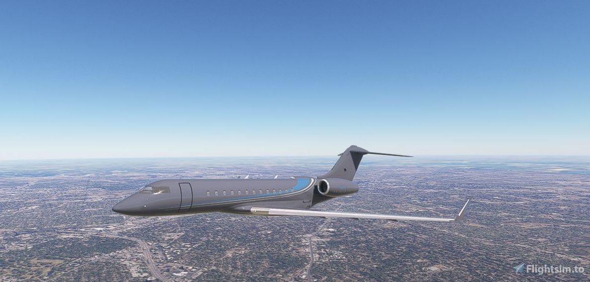 Global 6000 Corporate Gray for Microsoft Flight Simulator | MSFS