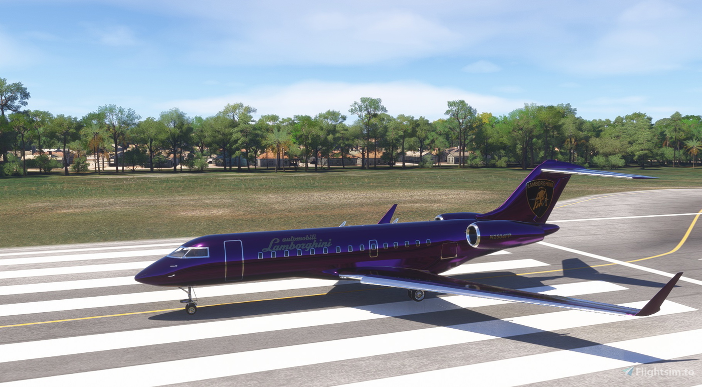 Global 6000 Fictional Lamborghini Livery pour Microsoft Flight ...