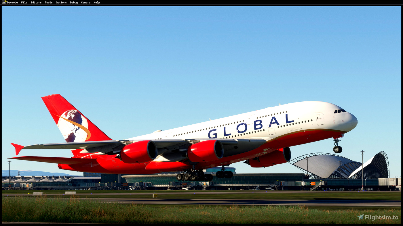 Threads - Global Airlines A380 9H-GLOBL [raimbotrax][4K] 对于 Microsoft ...