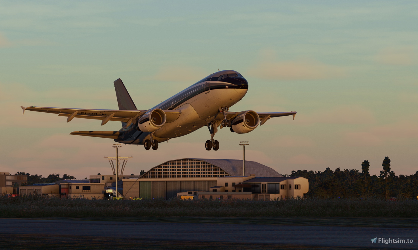 Global Jet Luxembourg [M-RBUS] | Fenix A319 ACJ for Microsoft Flight Simulator | MSFS