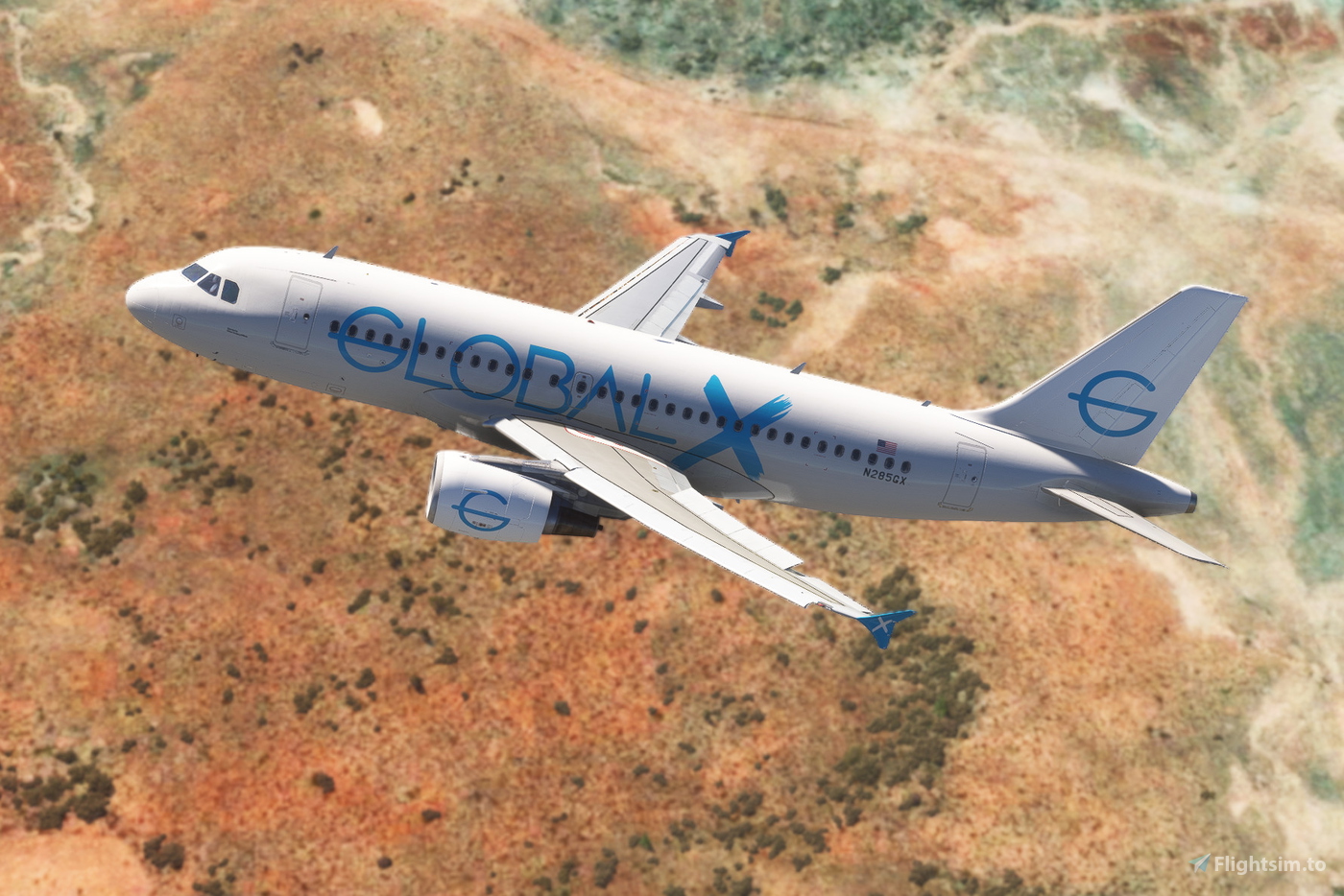 GlobalX / Global Crossing Airlines A319-112 | N285GX | "Reese Ann" for Microsoft Flight ...
