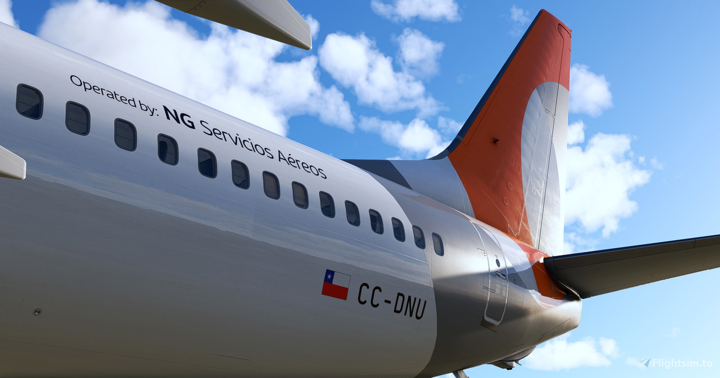 Gol by NG Servicios Aéreos CC-DNU | PMDG 737-800 | 8K para Microsoft ...