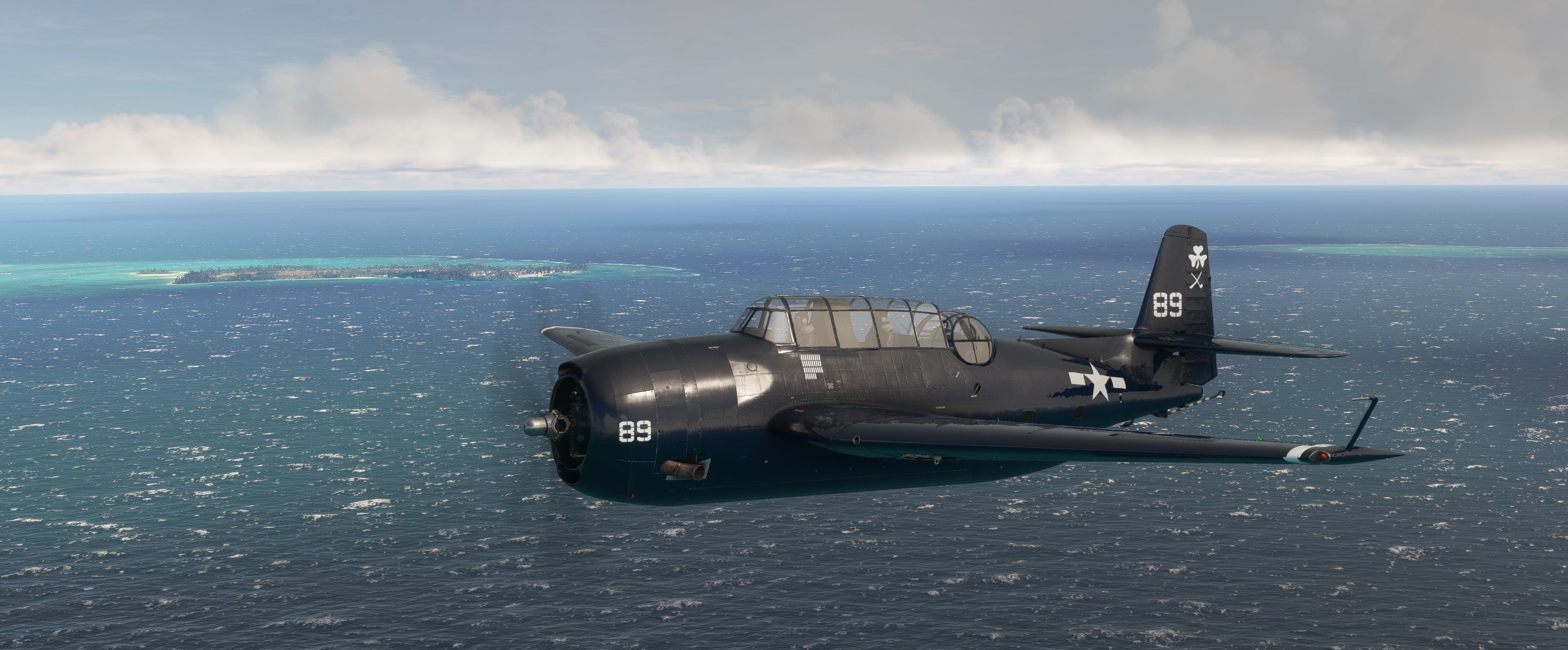 Grumman Avenger #89 VC-94 USS Shamrock Bay - MSFS Add-on - Flightsim.to