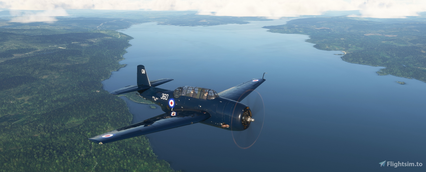 Grumman Avenger #360 XB311 Royal Navy for Microsoft Flight Simulator | MSFS