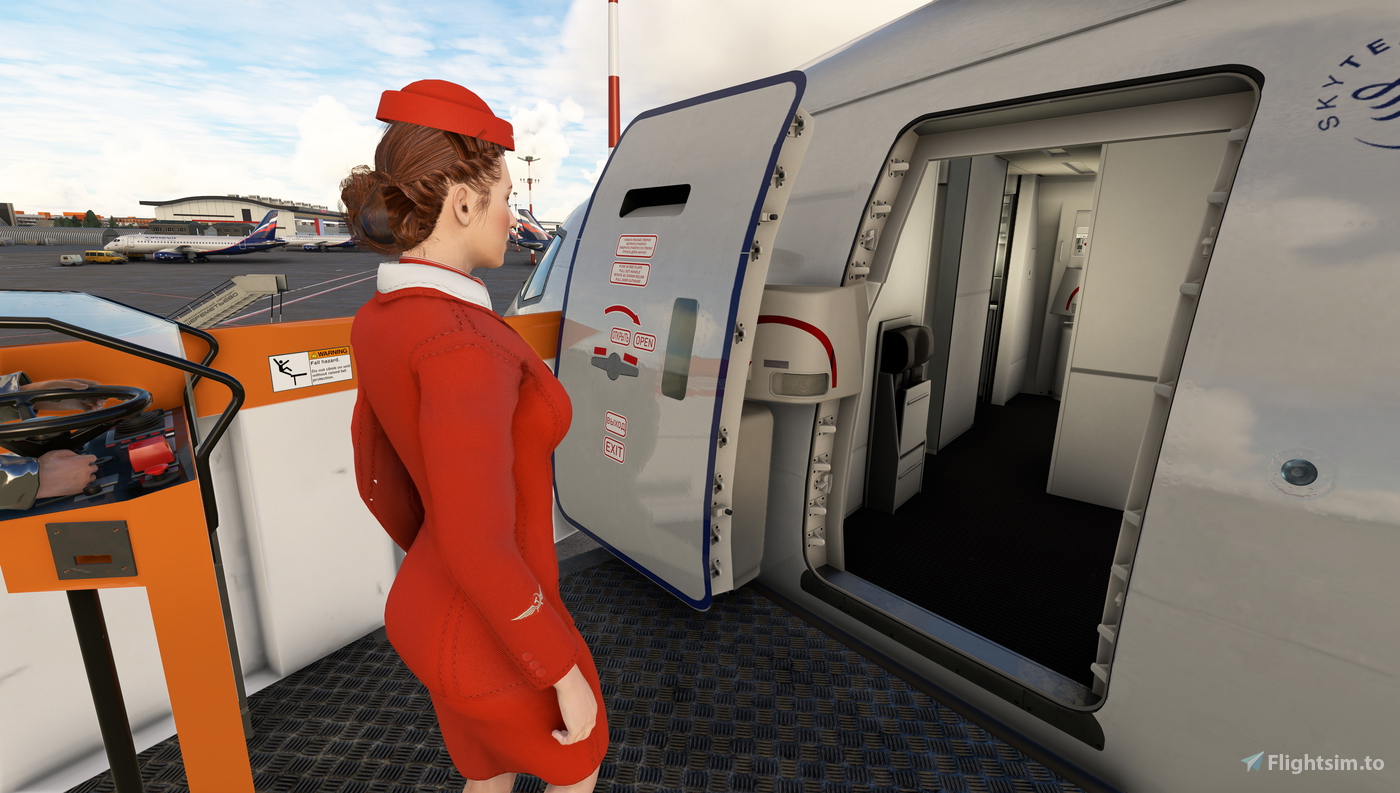 GSX Aeroflot Crew Uniform for Microsoft Flight Simulator | MSFS