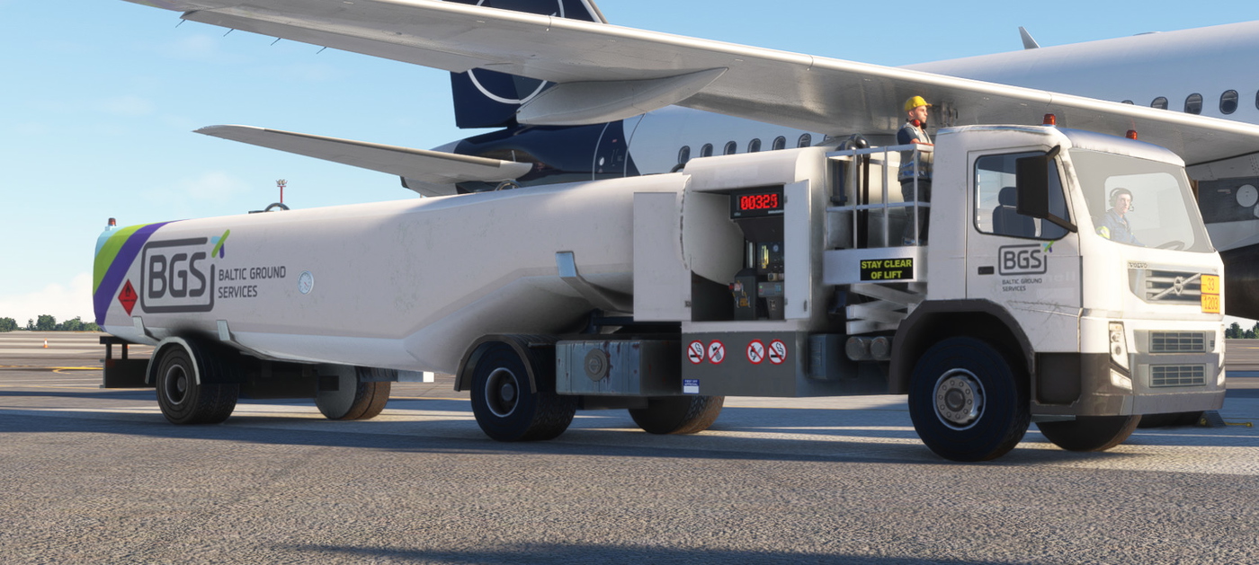 GSX Fuel Truck Livery Baltic Ground Services for Microsoft Flight ...