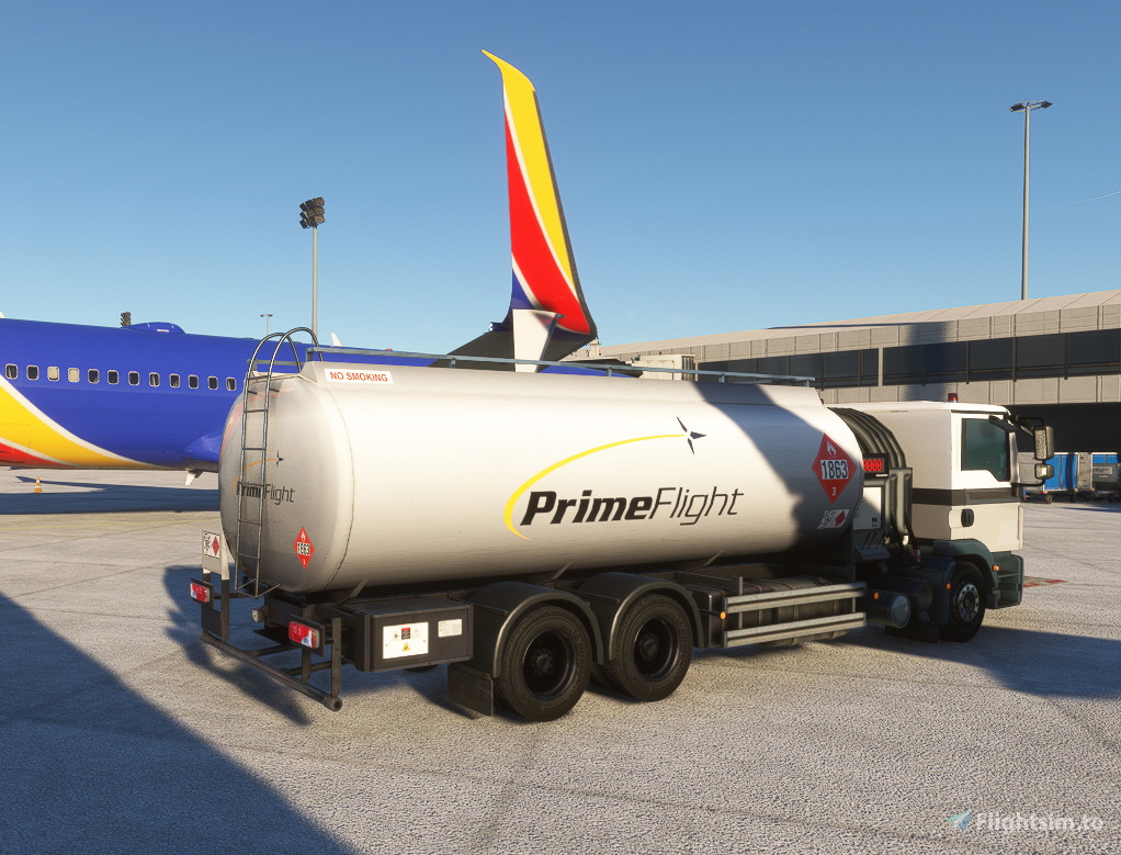 GSX Pro PrimeFlight Fuel Trucks Set for Microsoft Flight Simulator | MSFS