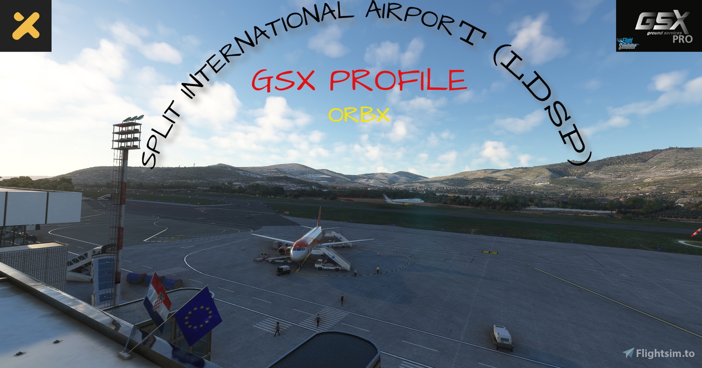 GSX PRO: Split International Airport (LDSP) (Orbx) for Microsoft Flight ...
