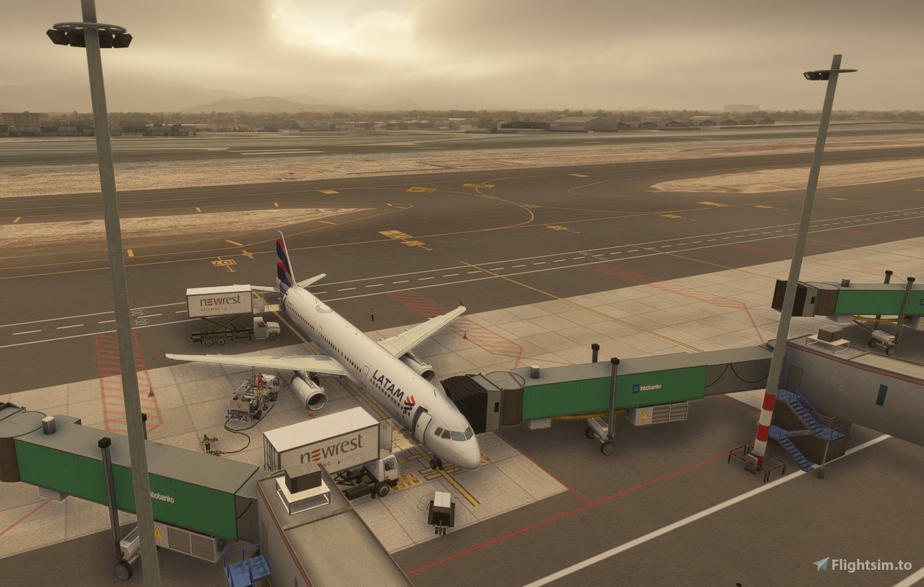 GSX Profile - SPJC - Jorge Chavez Airport, Lima-Peru Version 2 (Low-End PC version) pour ...