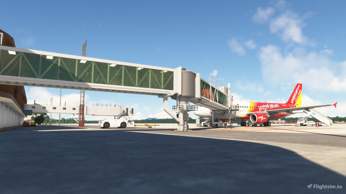 GSX Profile - VTSB Surat Thani International Airport [SIMMAN] for Microsoft Flight Simulator | MSFS