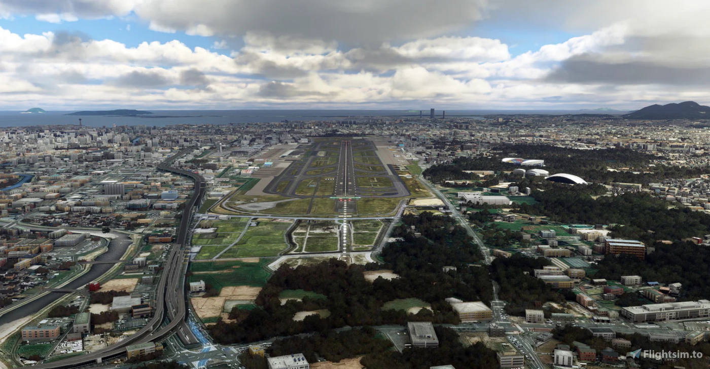 GSX Profile for RJFF Fukuoka Airport by SamScene3D V2 for Microsoft ...