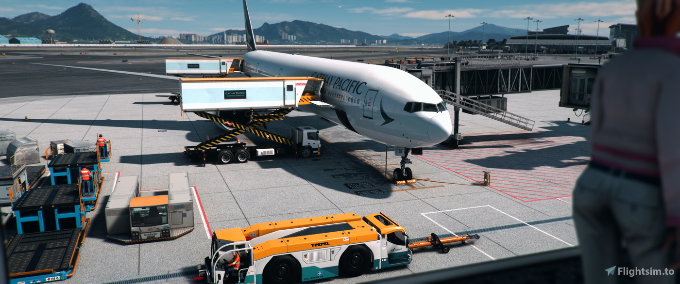 GSX Profile - WFScenery VHHH Hong Kong with GSE Texture Replacement for ...