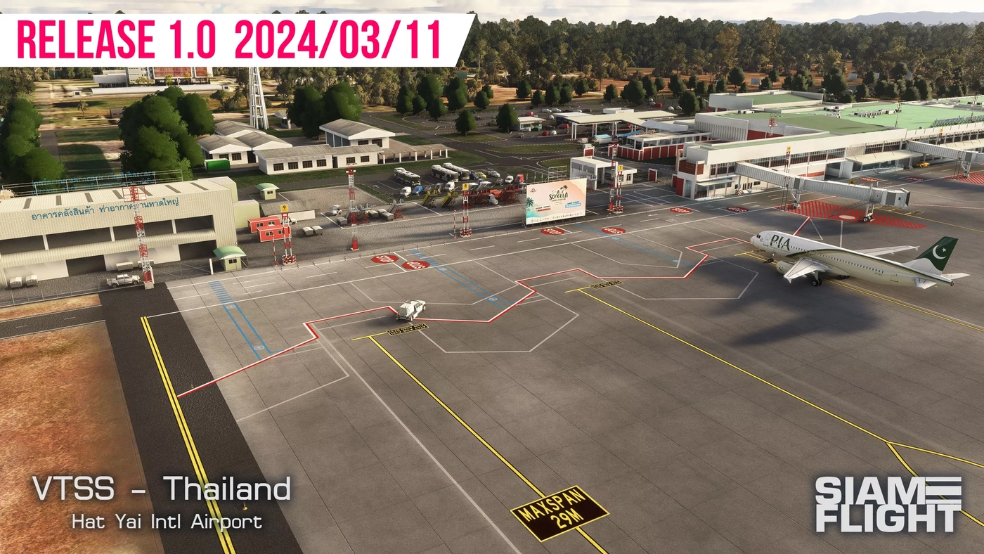 GSX Profiles - VTSS Hatyai International Airport (SIAMFLIGHT) за ...