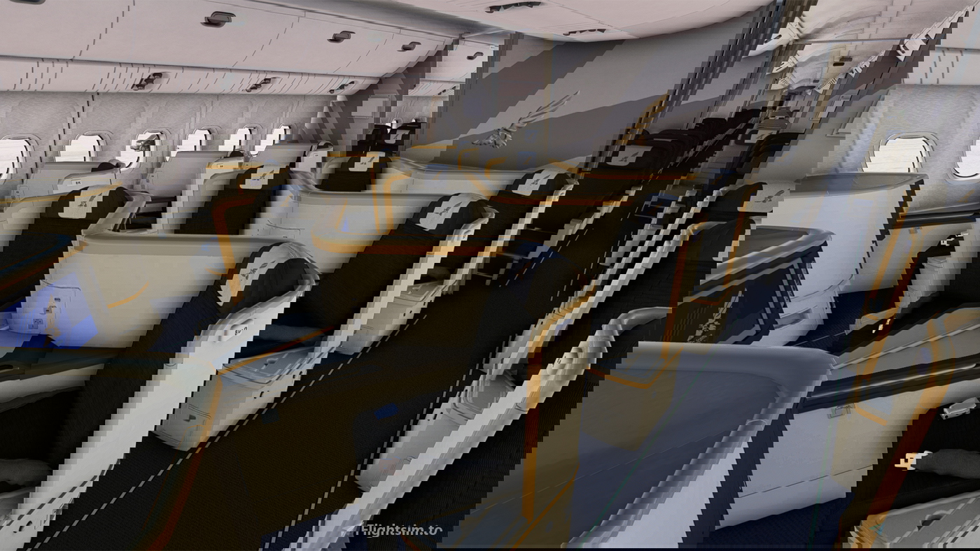 Gulf Air & Cabin (2 Pack) PMDG B777-300ER for Microsoft Flight ...