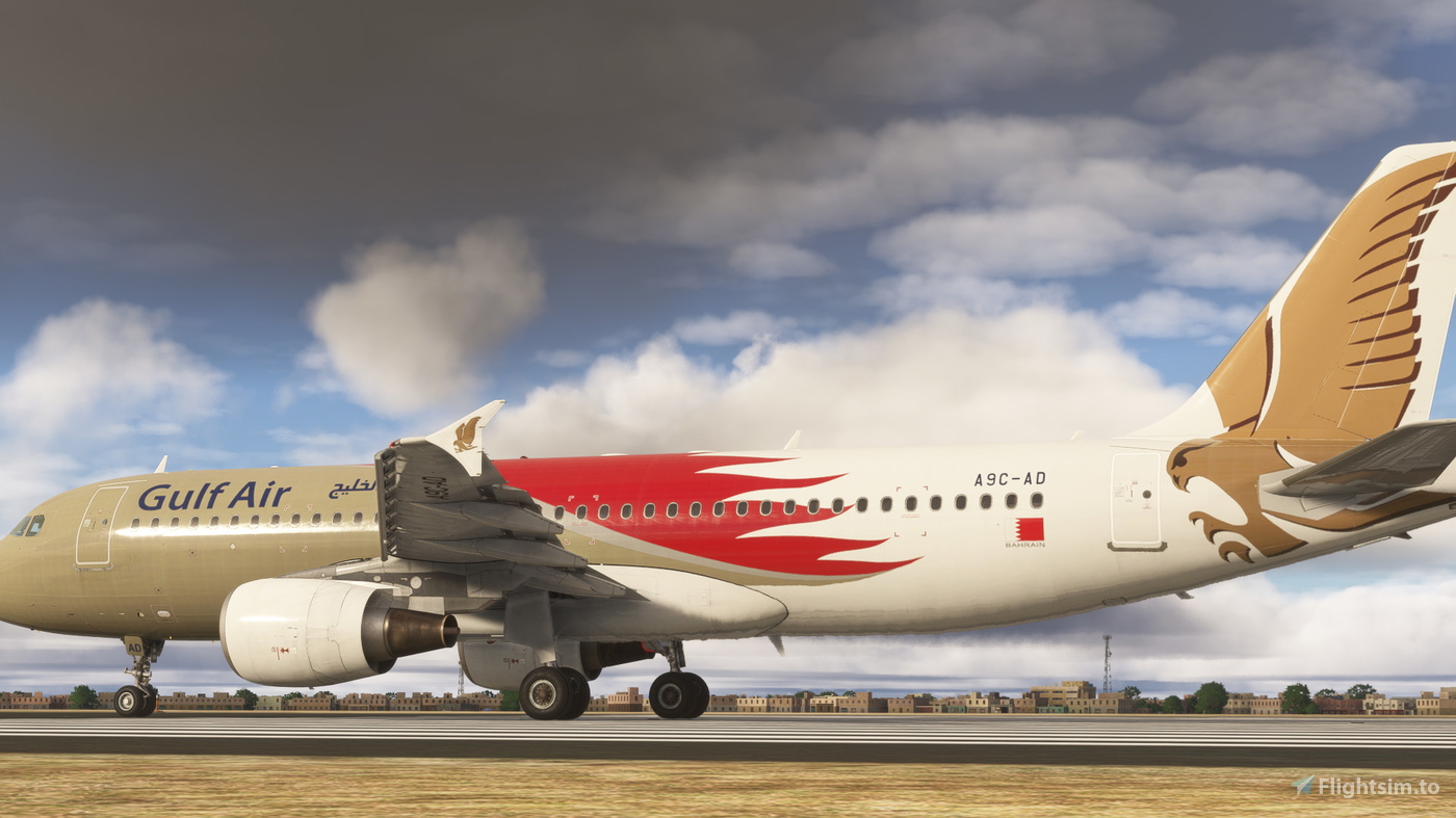 Gulf Air A320 A9C-AD CFM +Cabin| MSFS 2024 | Airshow Livery | per ...