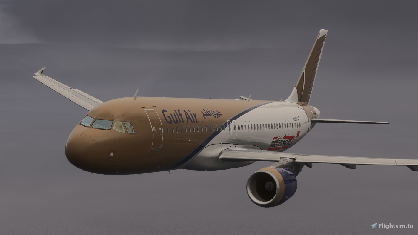 Gulf Air A320 A9C-AF CFM + Cabin | MSFS2024 | Fenix A320 for Microsoft ...