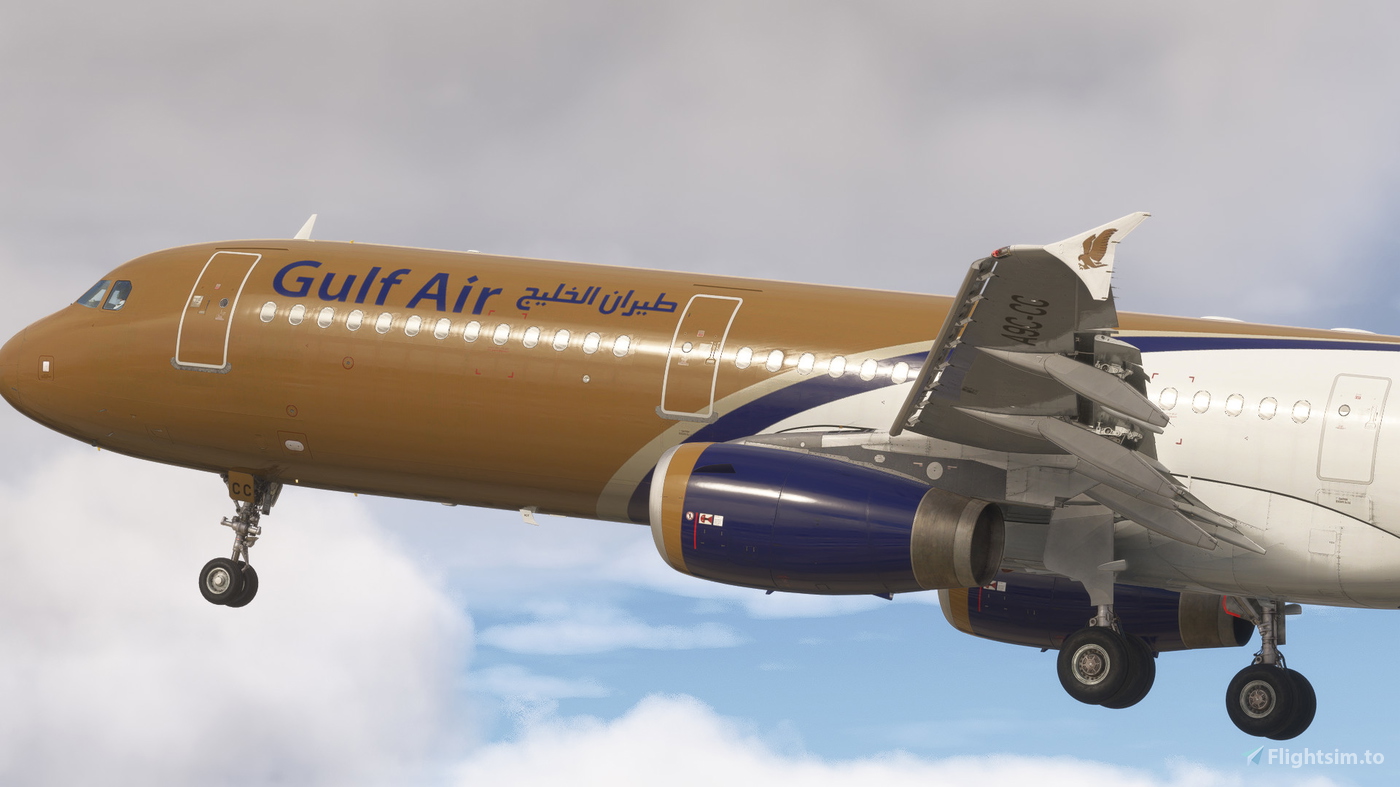 Gulf Air A9C-CC+ Cabin |MSFS 2024| Fenix A321 για το Microsoft Flight ...