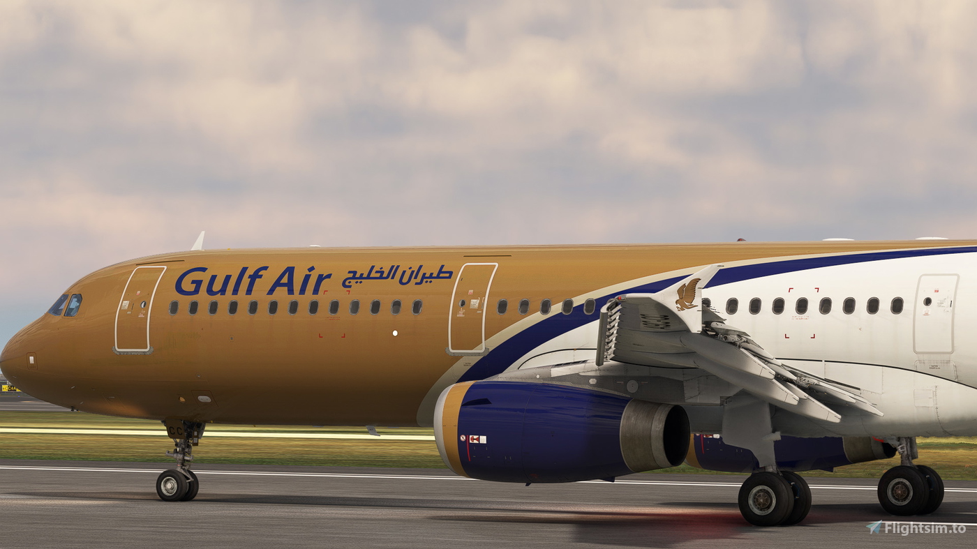 Gulf Air A9C-CC+ Cabin |MSFS 2024| Fenix A321 for Microsoft Flight ...