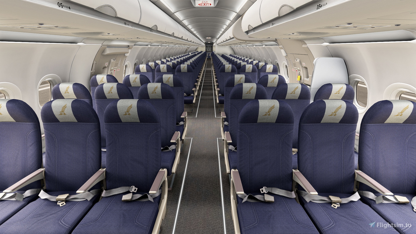 Gulf Air A9C-CC+ Cabin |MSFS 2024| Fenix A321 for Microsoft Flight ...