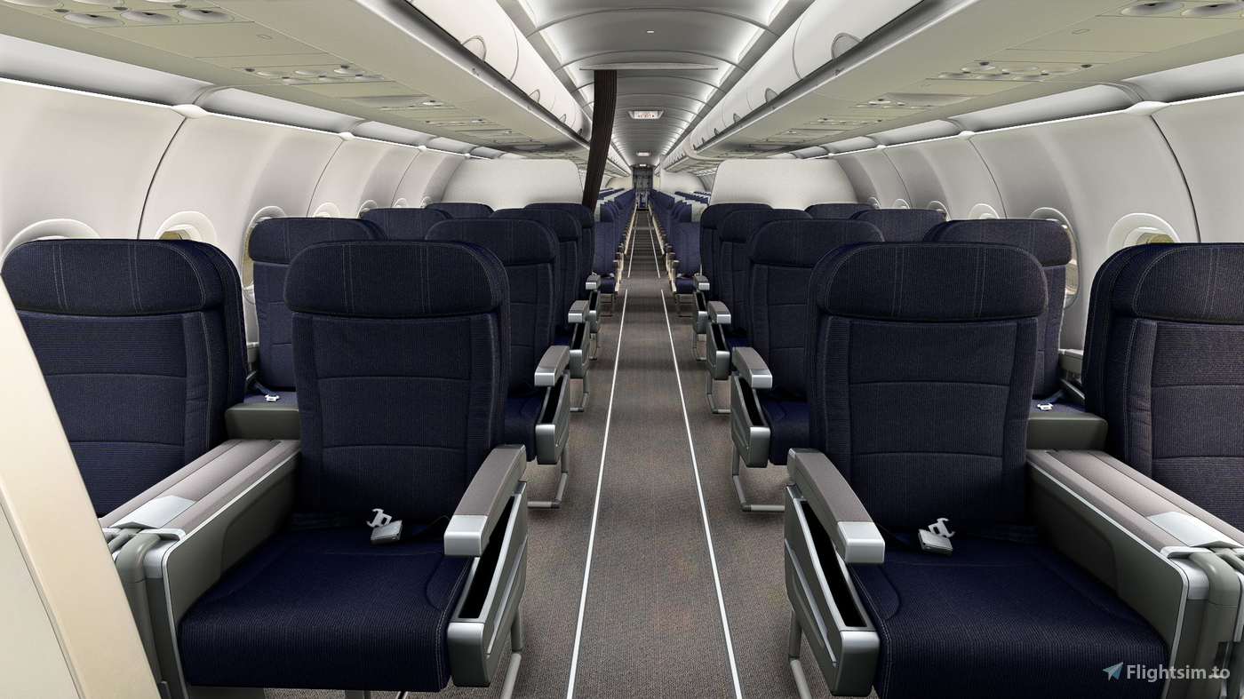 Gulf Air A9C-CC+ Cabin |MSFS 2024| Fenix A321 for Microsoft Flight ...