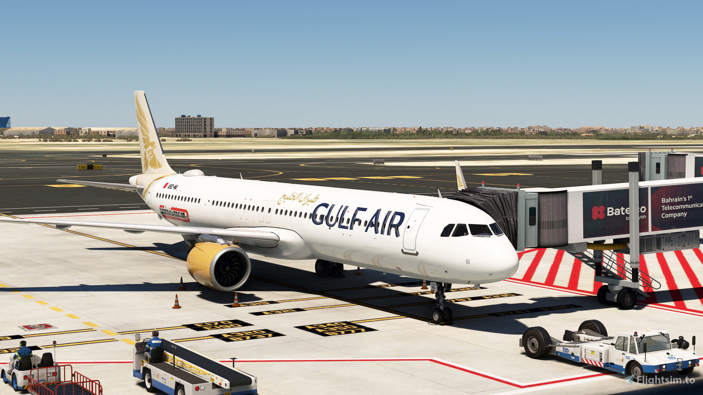 Gulf Air A321neo A9C-NA (8K+4K) | Fslabs A321neo 对于 Microsoft Flight ...