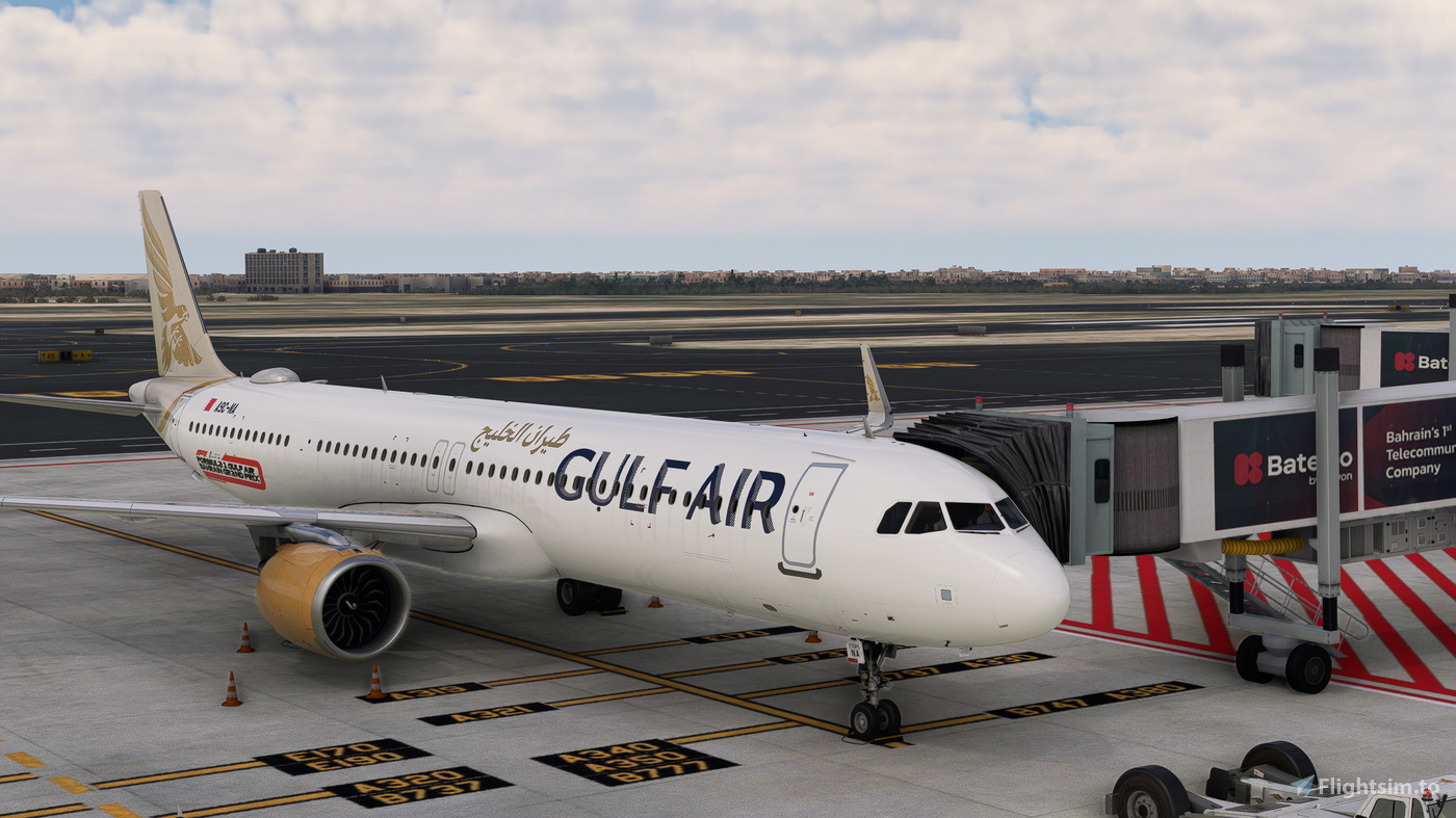 Gulf Air A321neo A9C-NA (8K+4K) | Fslabs A321neo 对于 Microsoft Flight Simulator | MSFS