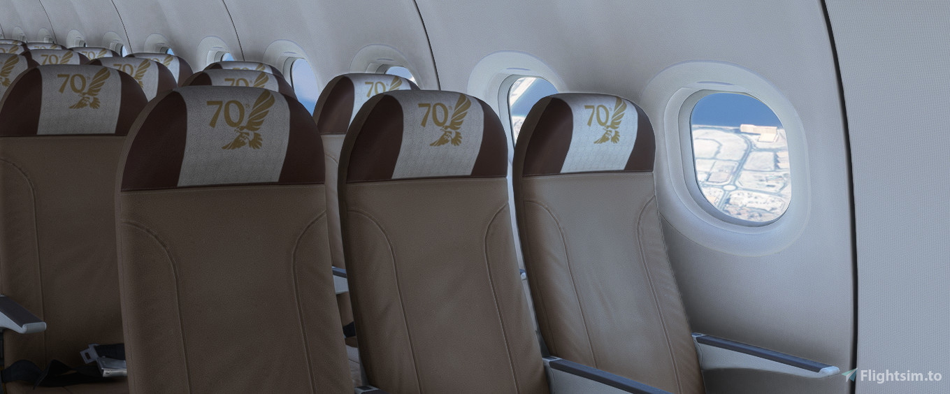 Gulf Air A9C-CE | 8K | w/Cabin | Fenixsim a321 for Microsoft Flight Simulator | MSFS