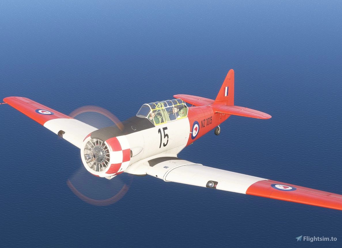 Harvard RNZAF-NZ1015 voor Microsoft Flight Simulator | MSFS
