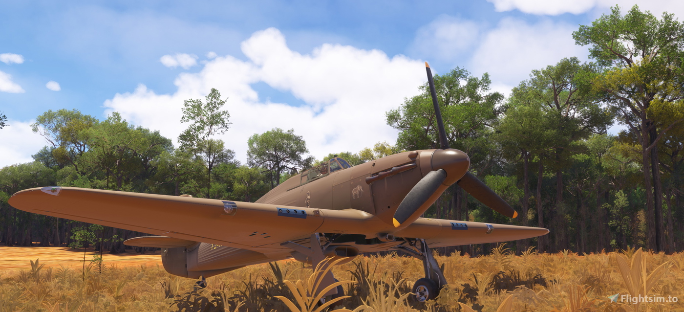 Hawker Hurricane Mk1 (aeroplane heaven) brown TJ-MRA pour Microsoft ...
