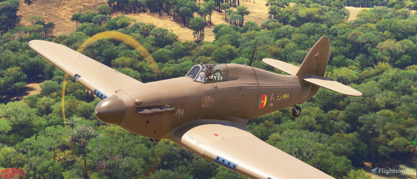 Hawker Hurricane Mk1 (aeroplane heaven) brown TJ-MRA pour Microsoft ...