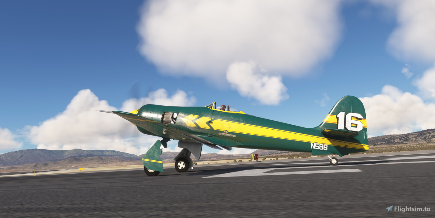 Hawker Sea Fury N588 for Microsoft Flight Simulator | MSFS